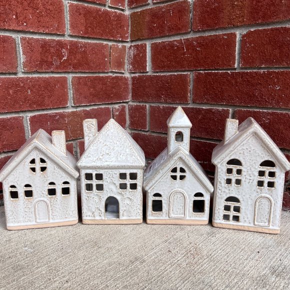 Target | Holiday | Target Wondershop Battery Led Lit Ceramic Houses 4ct ...